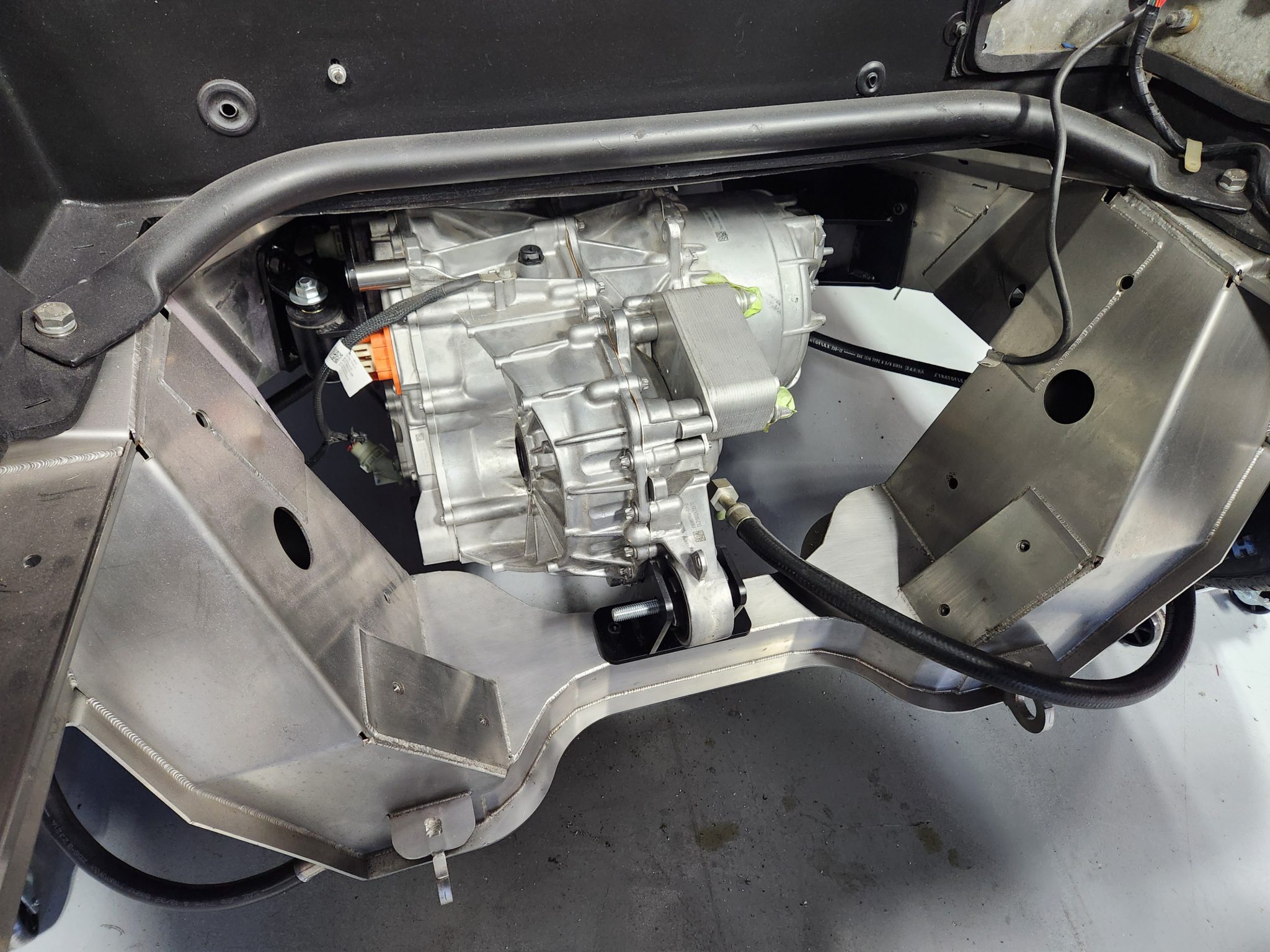 Tesla Model 3 Drive Unit Inverter Relocation Kit - Flash Drive Motors
